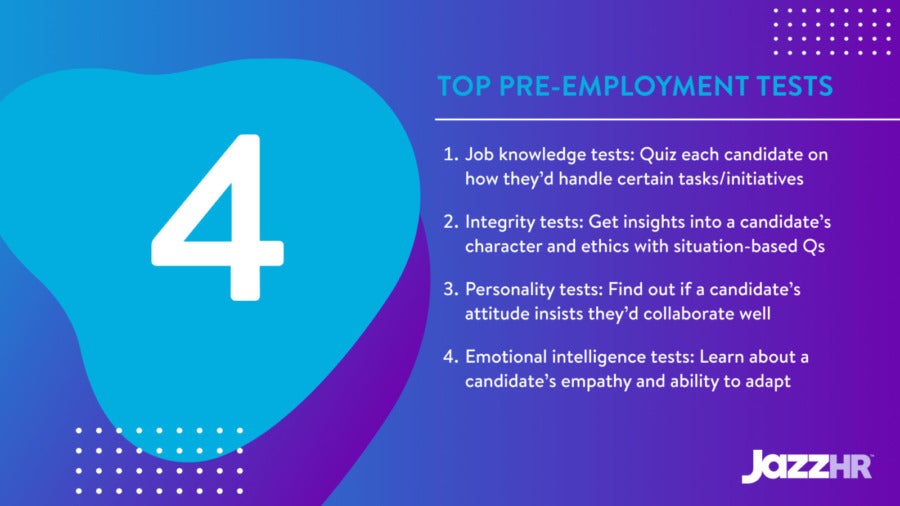 Pre-Employment Tests to Help You Hire Top Talent