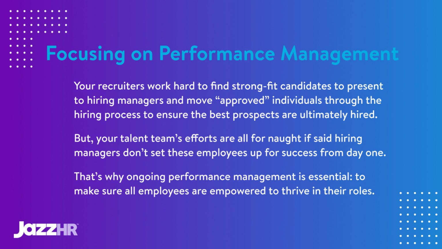 How to Deal with Common Performance Management Challenges