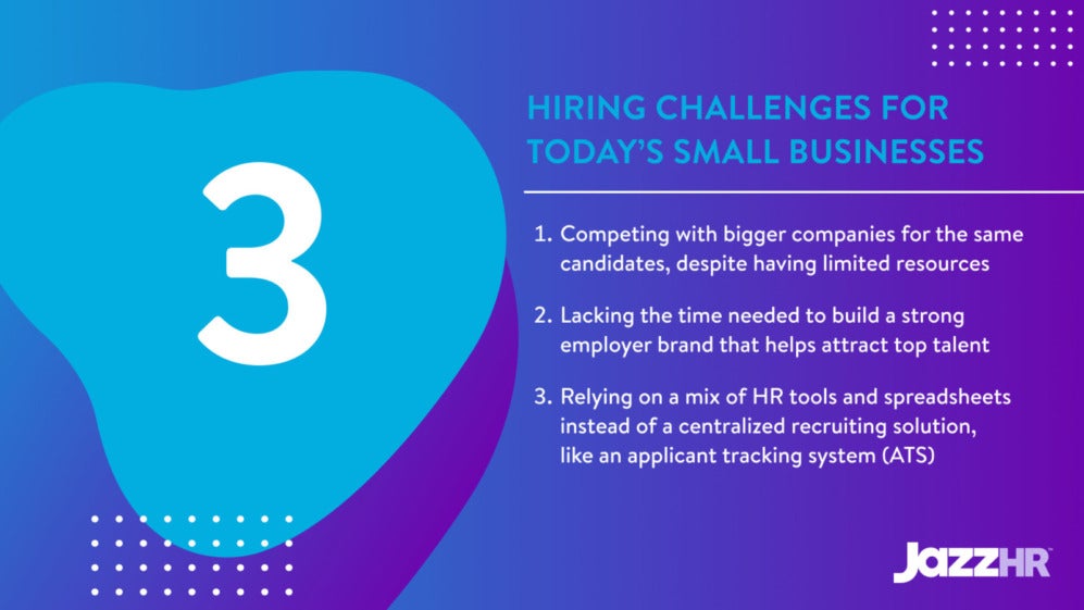 The Top Recruiting and Hiring Challenges SMBs Face Today | JazzHR